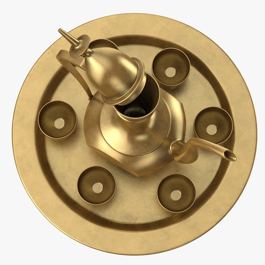 Tea Dallah 3D Model - TurboSquid 1404196