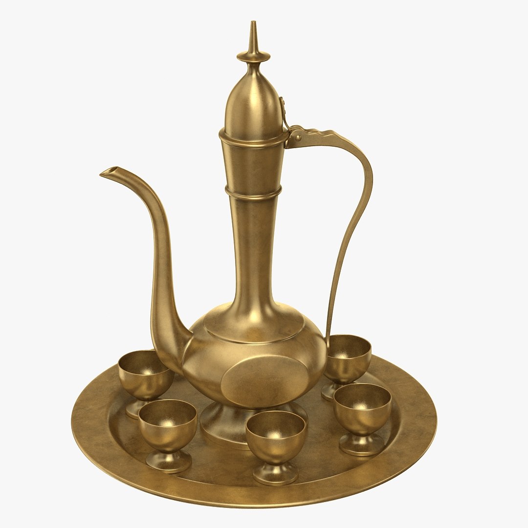 Tea Dallah 3D Model - TurboSquid 1404196