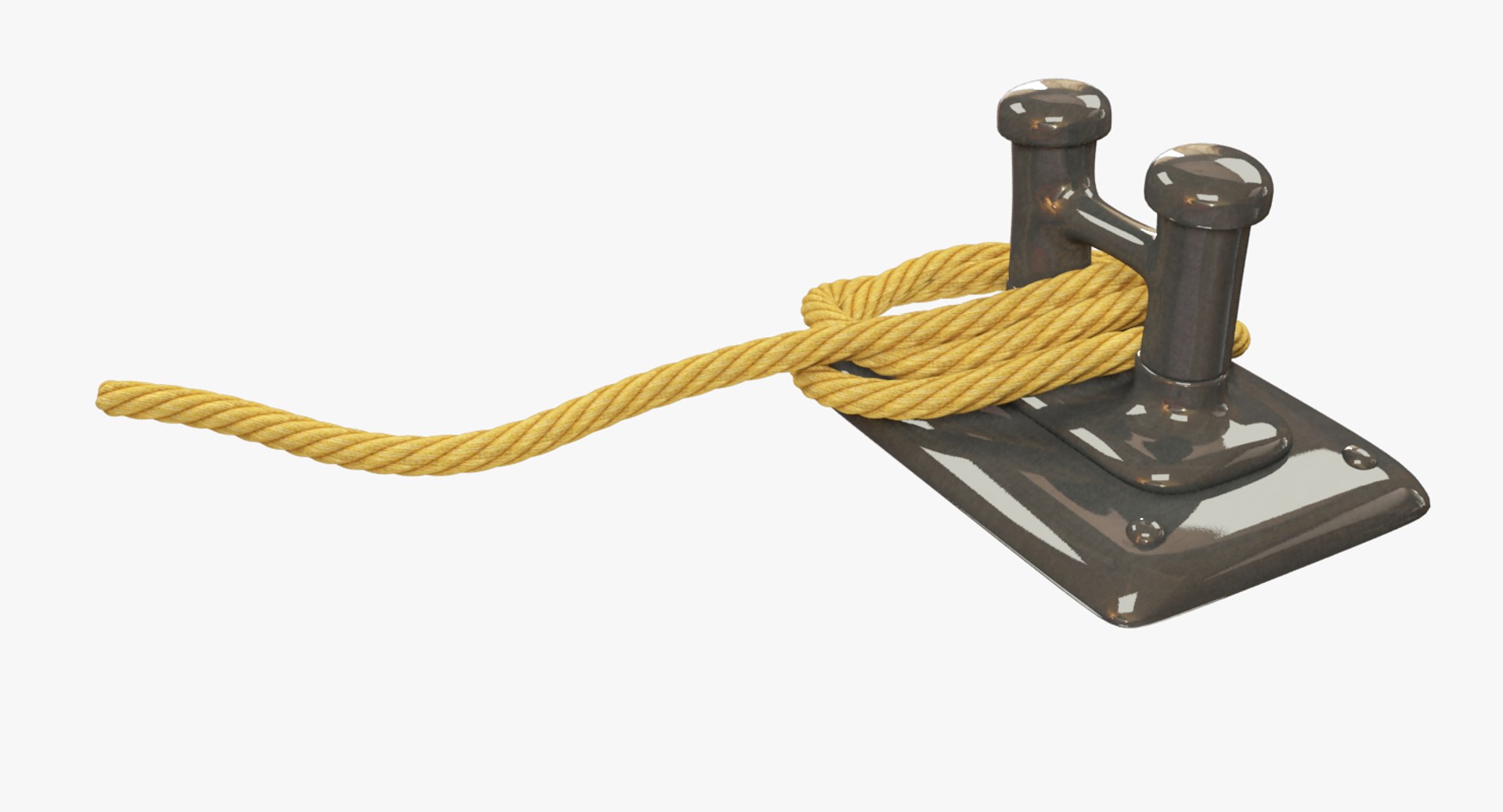 Bitt Rope 3D Model - TurboSquid 1301288