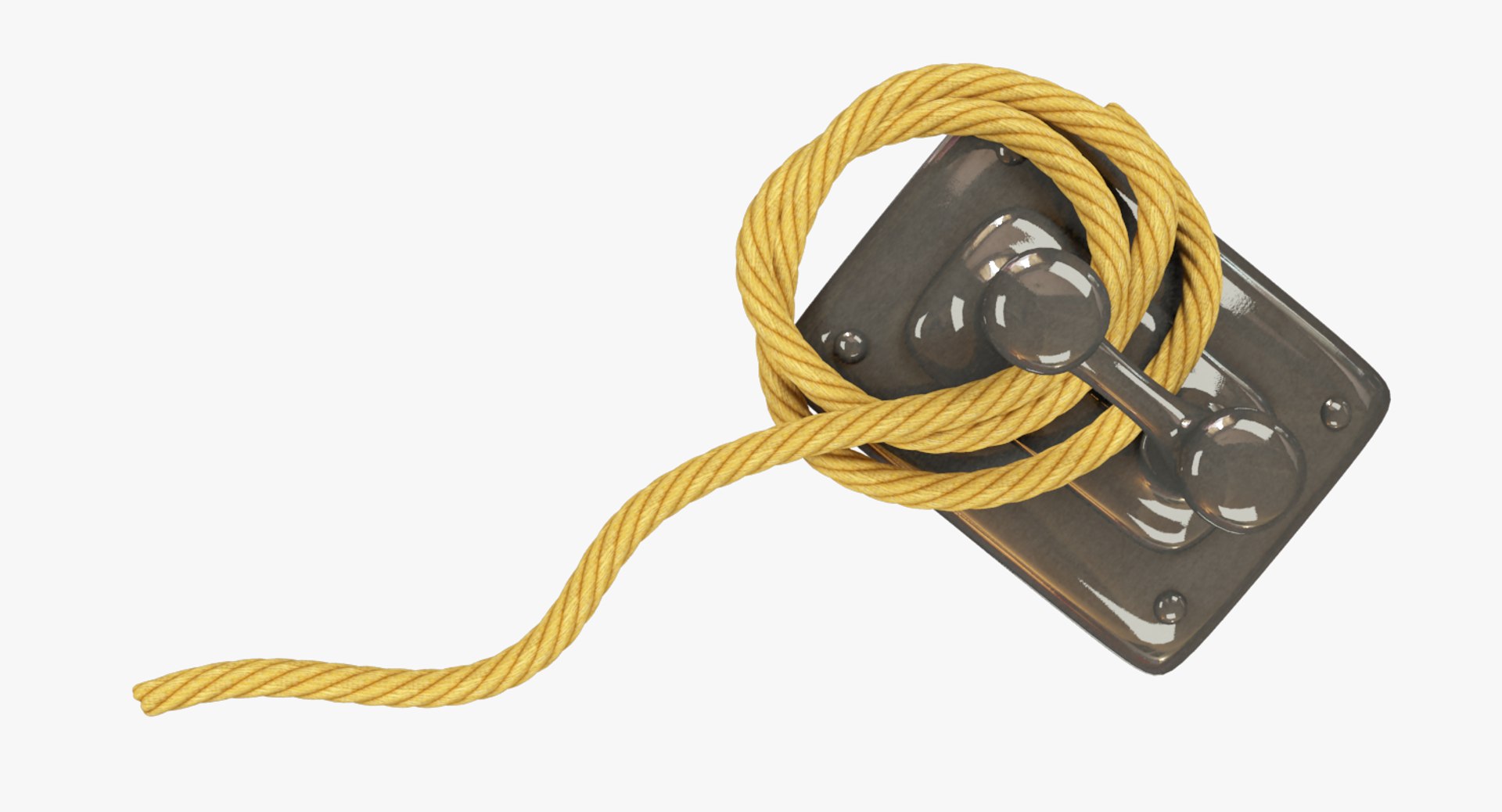 Bitt Rope 3D Model - TurboSquid 1301288