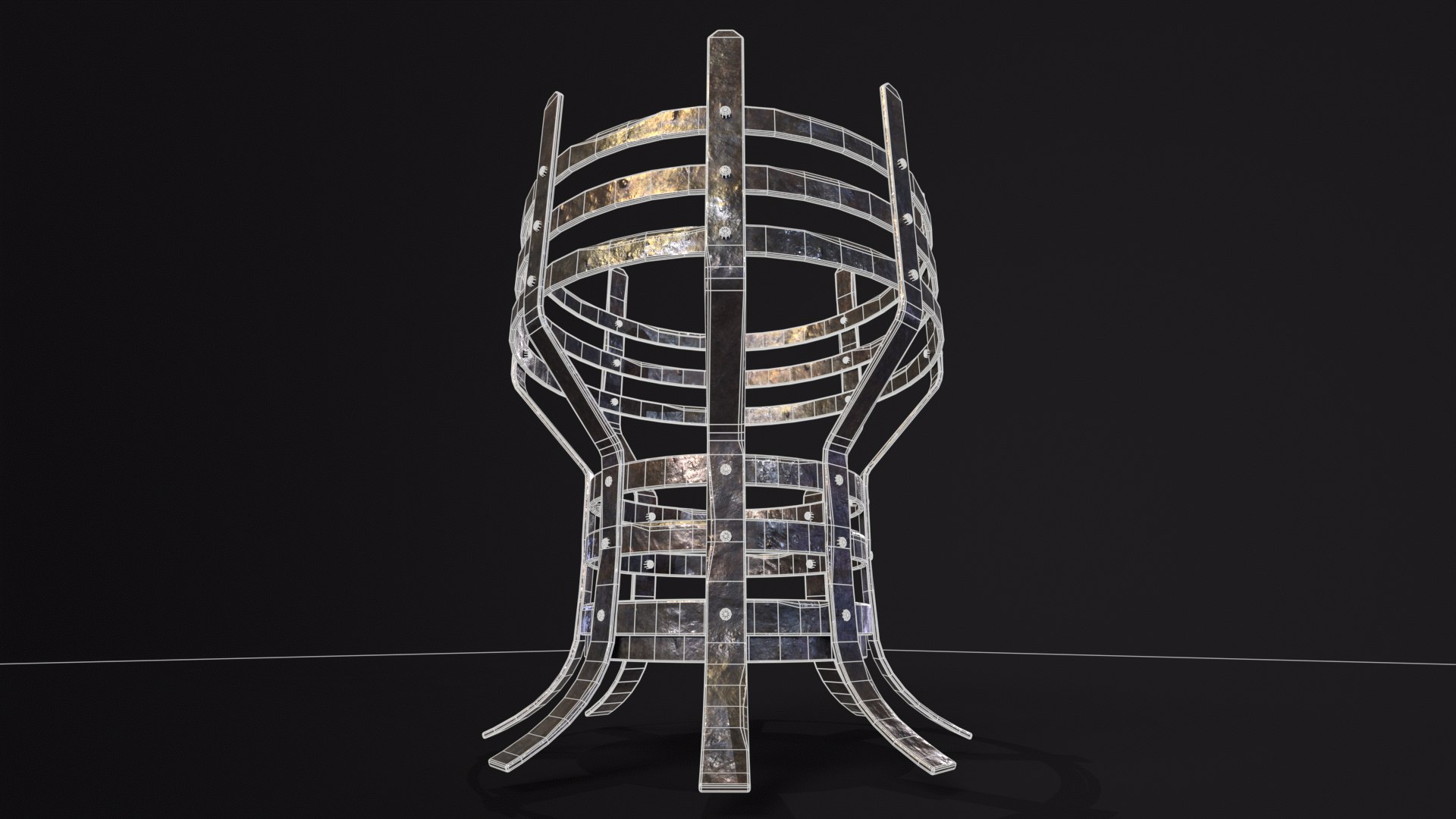 3D Gothic Dungeon Brazier - TurboSquid 2174926