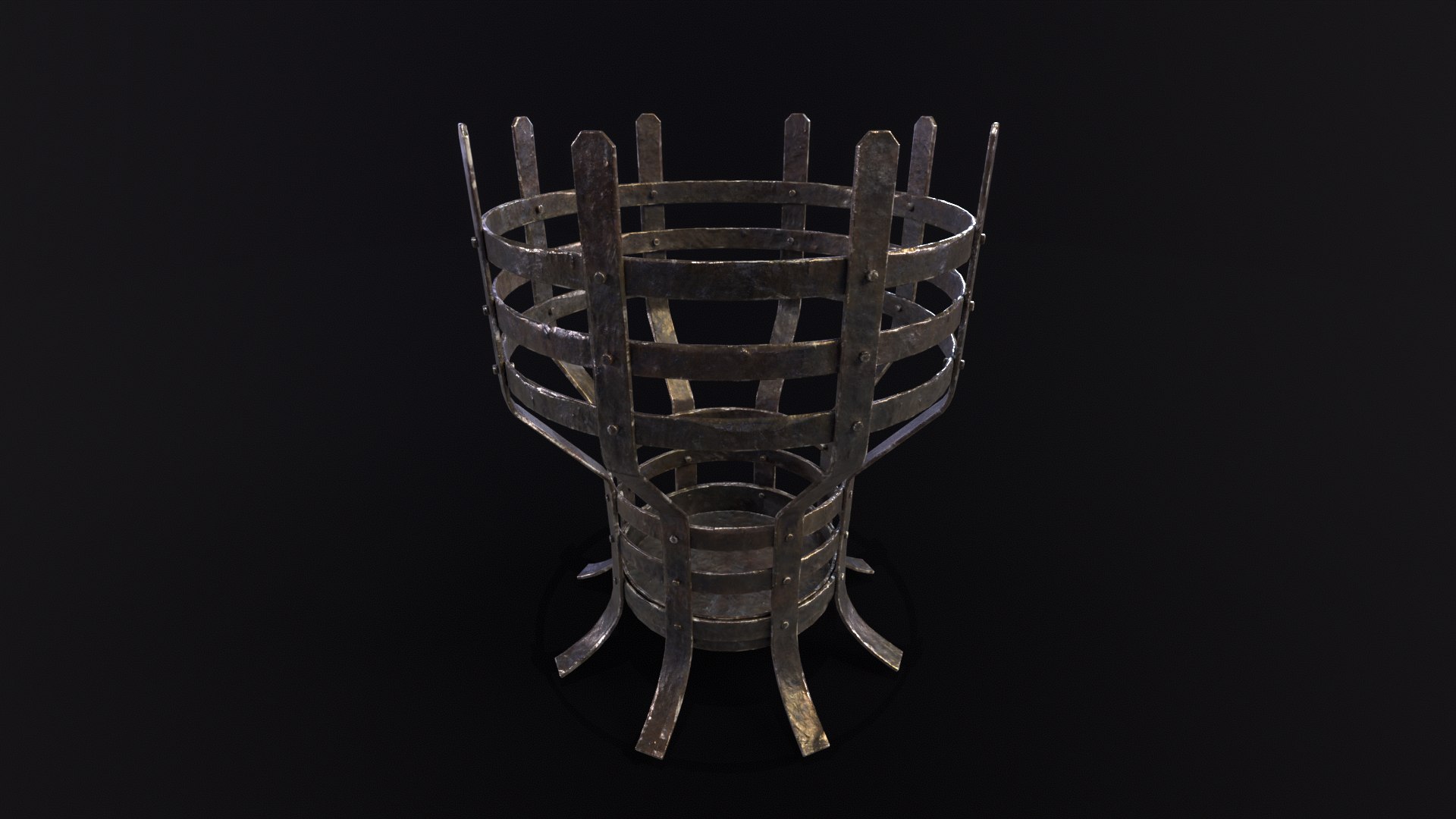 3D Gothic Dungeon Brazier - TurboSquid 2174926
