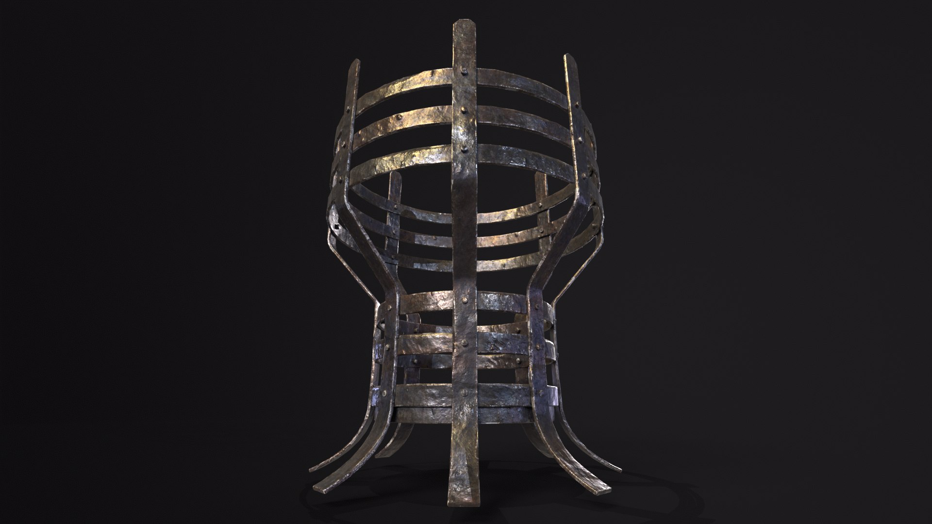 3D Gothic Dungeon Brazier - TurboSquid 2174926