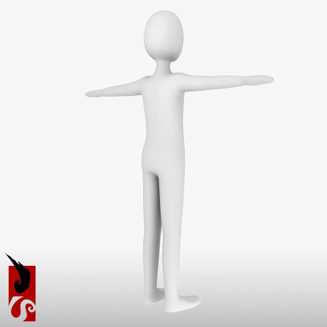 3d Model White Man - Generic