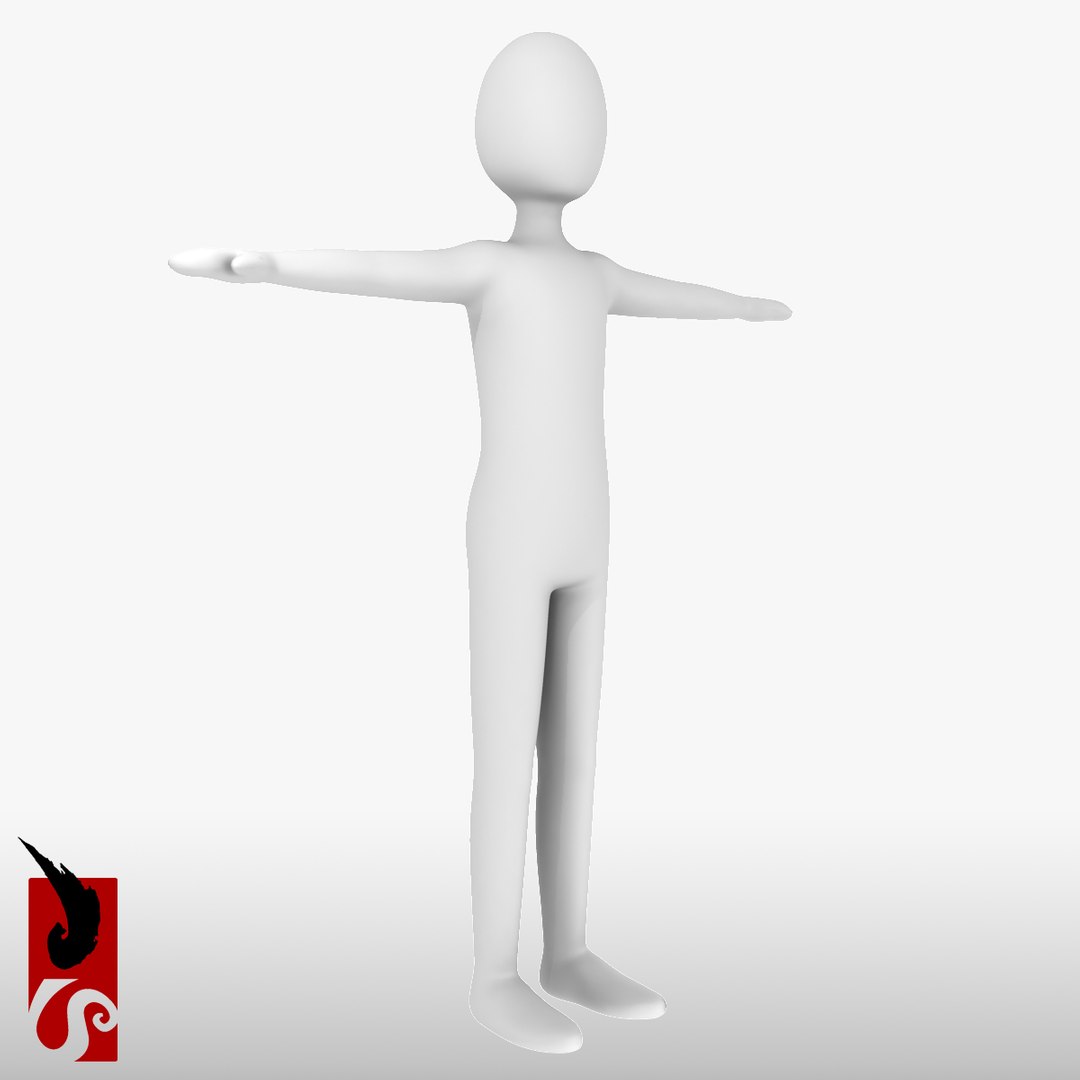3d Model White Man - Generic