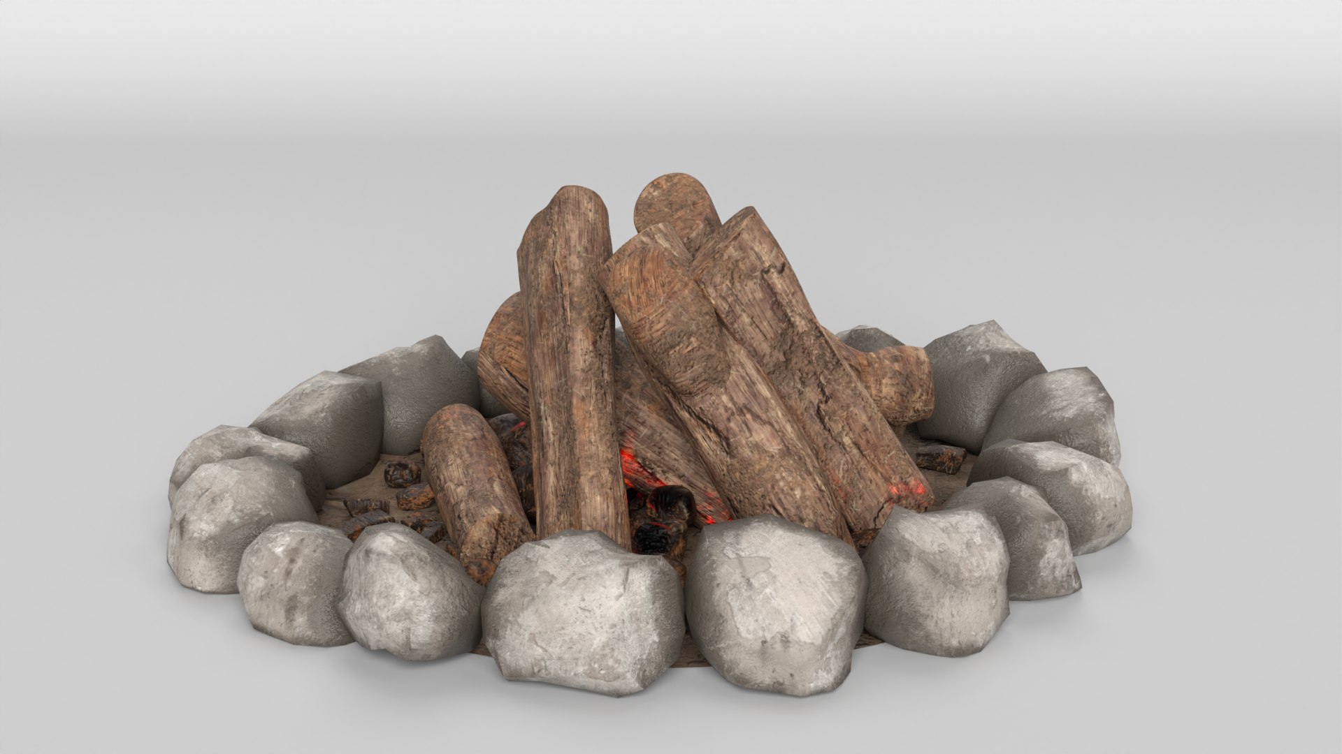3D Campfire 3 - TurboSquid 2130312