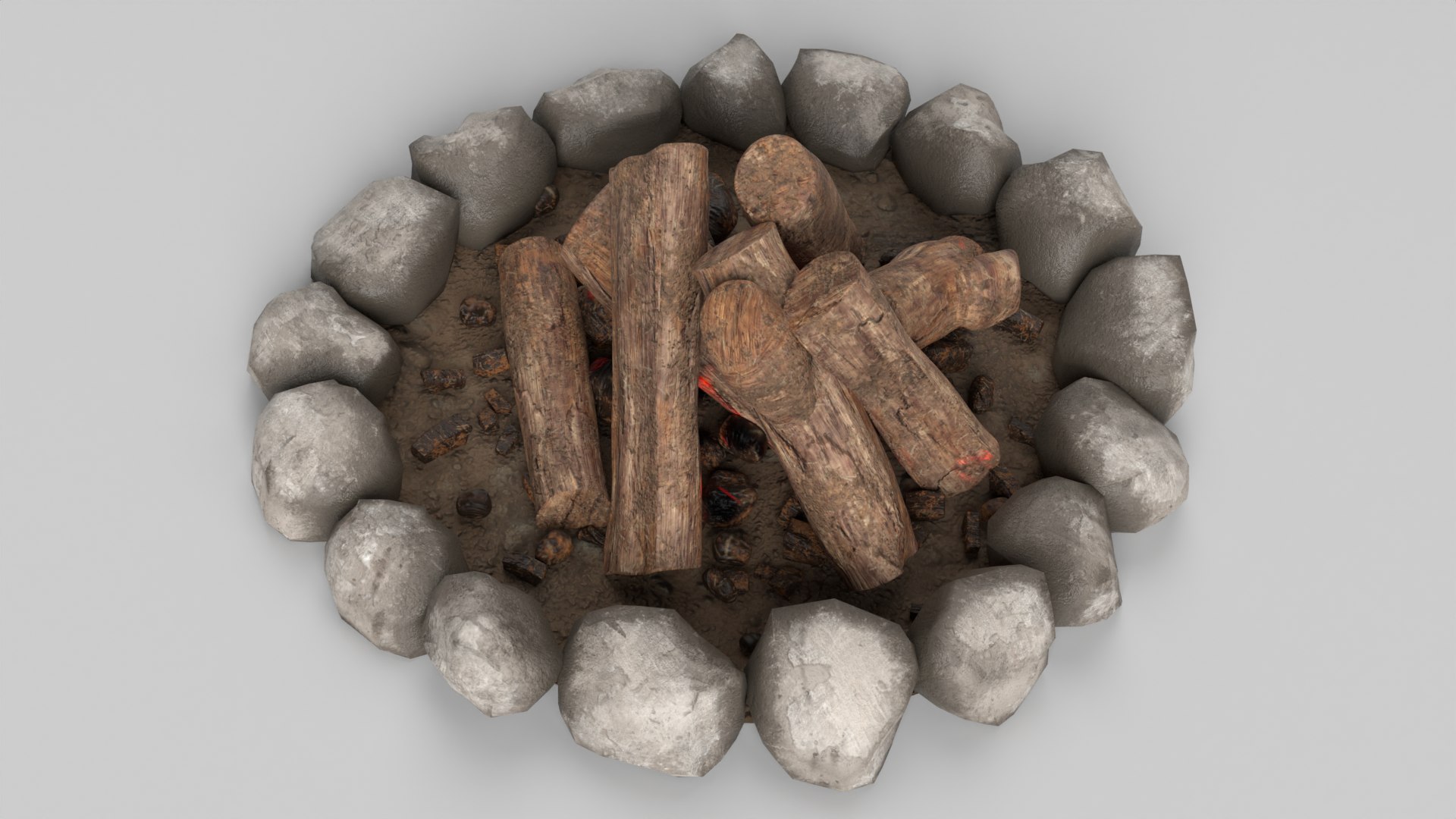 3D Campfire 3 - TurboSquid 2130312