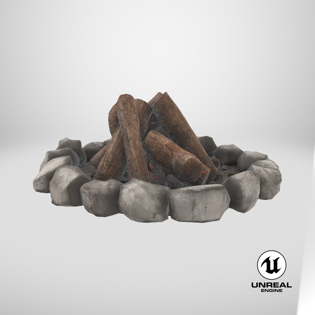 3D Campfire 3 - TurboSquid 2130312