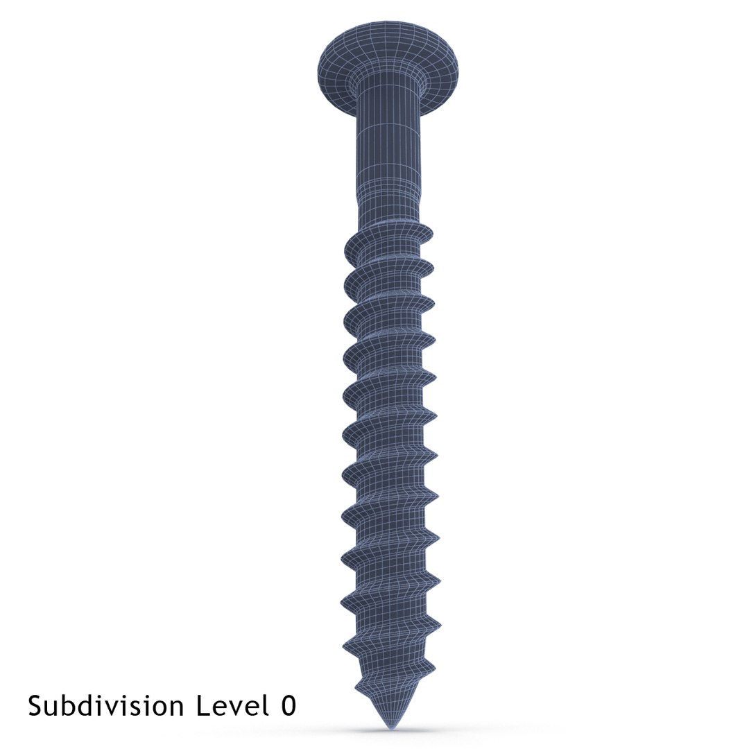 Head Screw 3D Model - TurboSquid 1193333