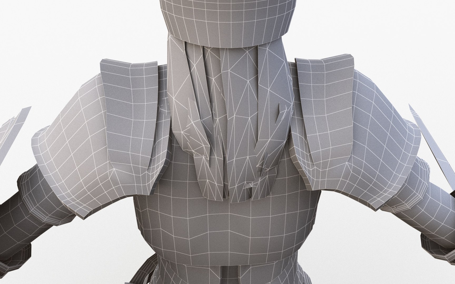 3D female knight model - TurboSquid 1644109