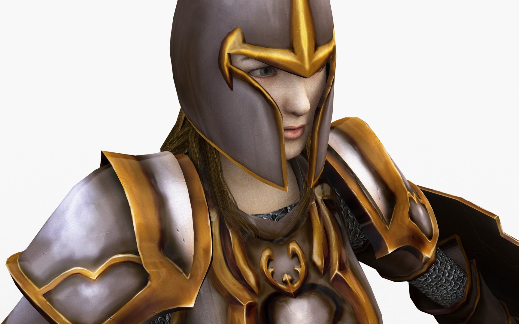 3D female knight model - TurboSquid 1644109