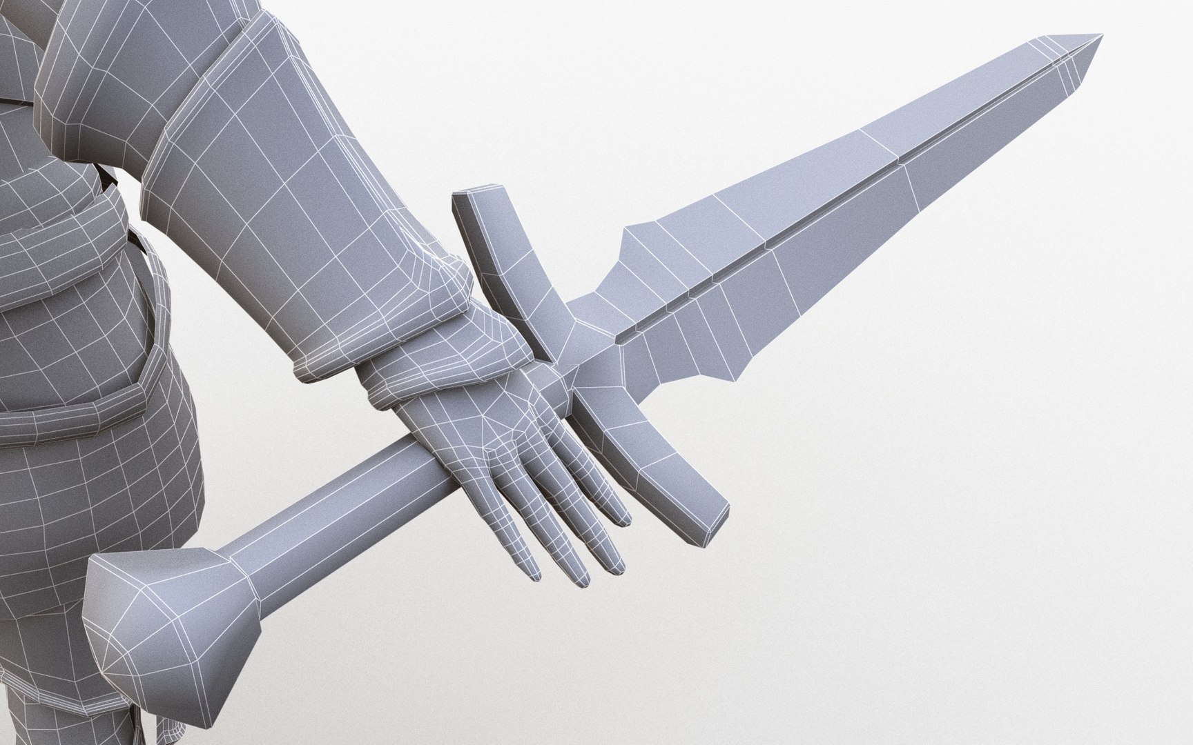 3D female knight model - TurboSquid 1644109