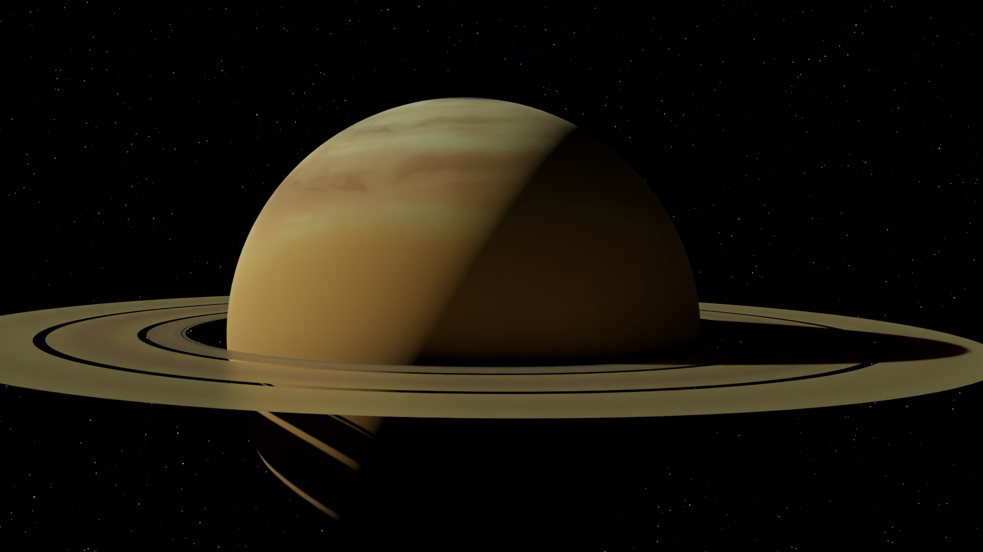 3D Saturn Animated Hexagon Storm Model - TurboSquid 1985713