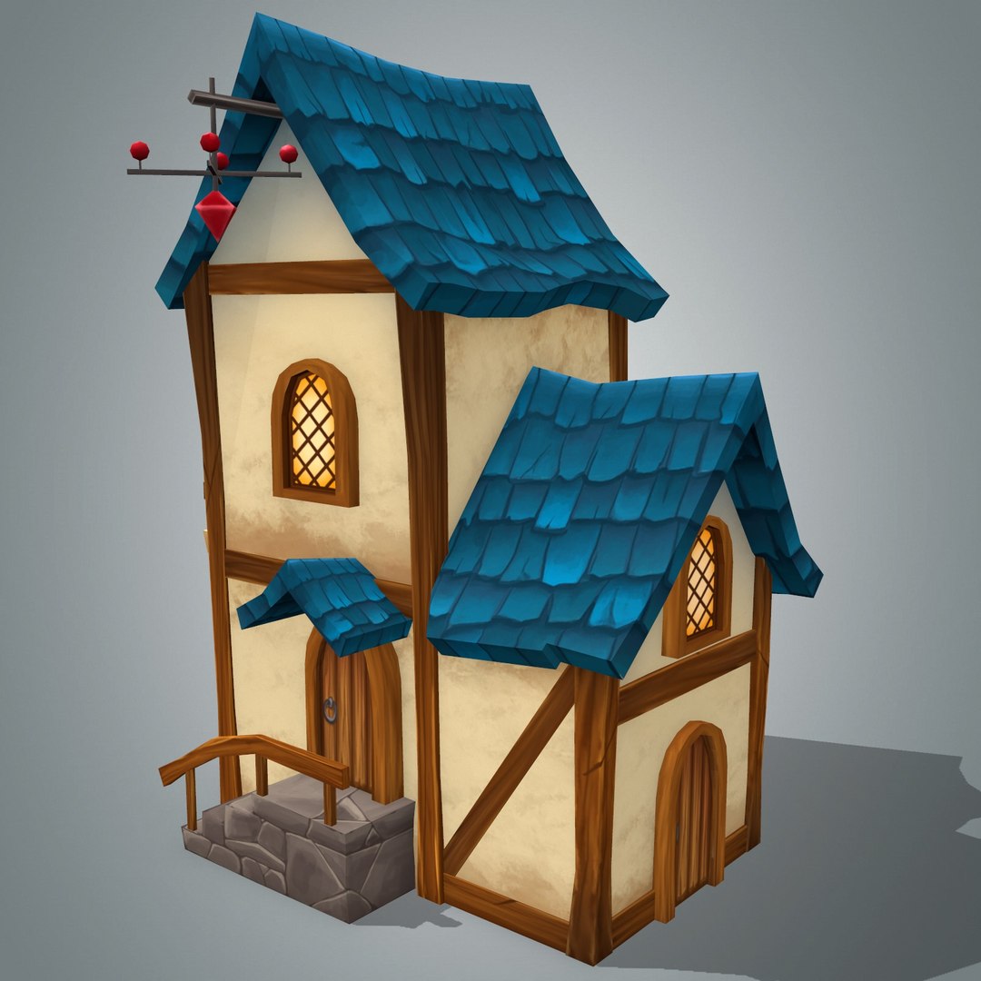 Fantasy House 6 3d Model