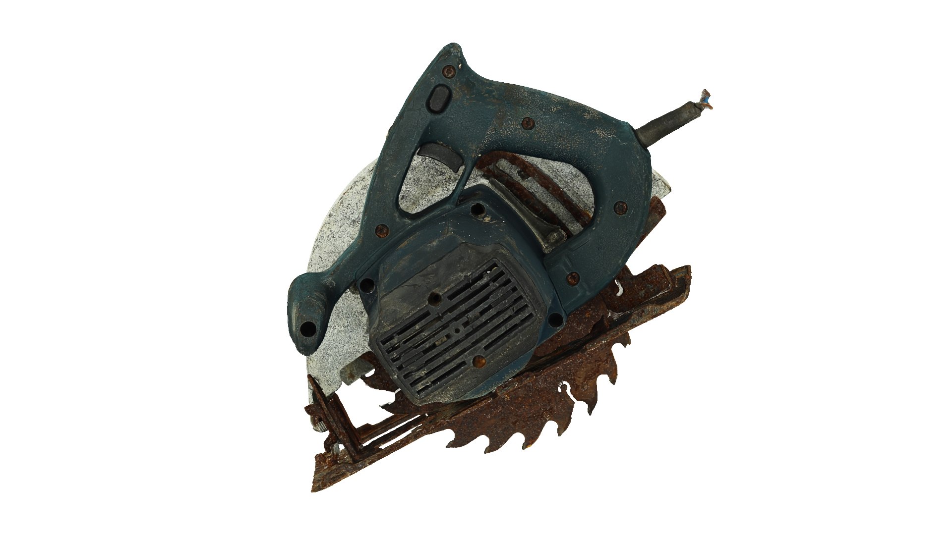 Rusty Circular Saw Raw Scanned 3D - TurboSquid 1805262