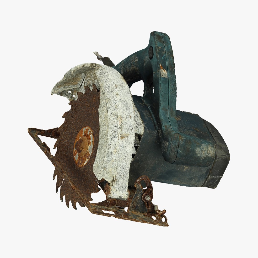 Rusty Circular Saw Raw Scanned 3D - TurboSquid 1805262