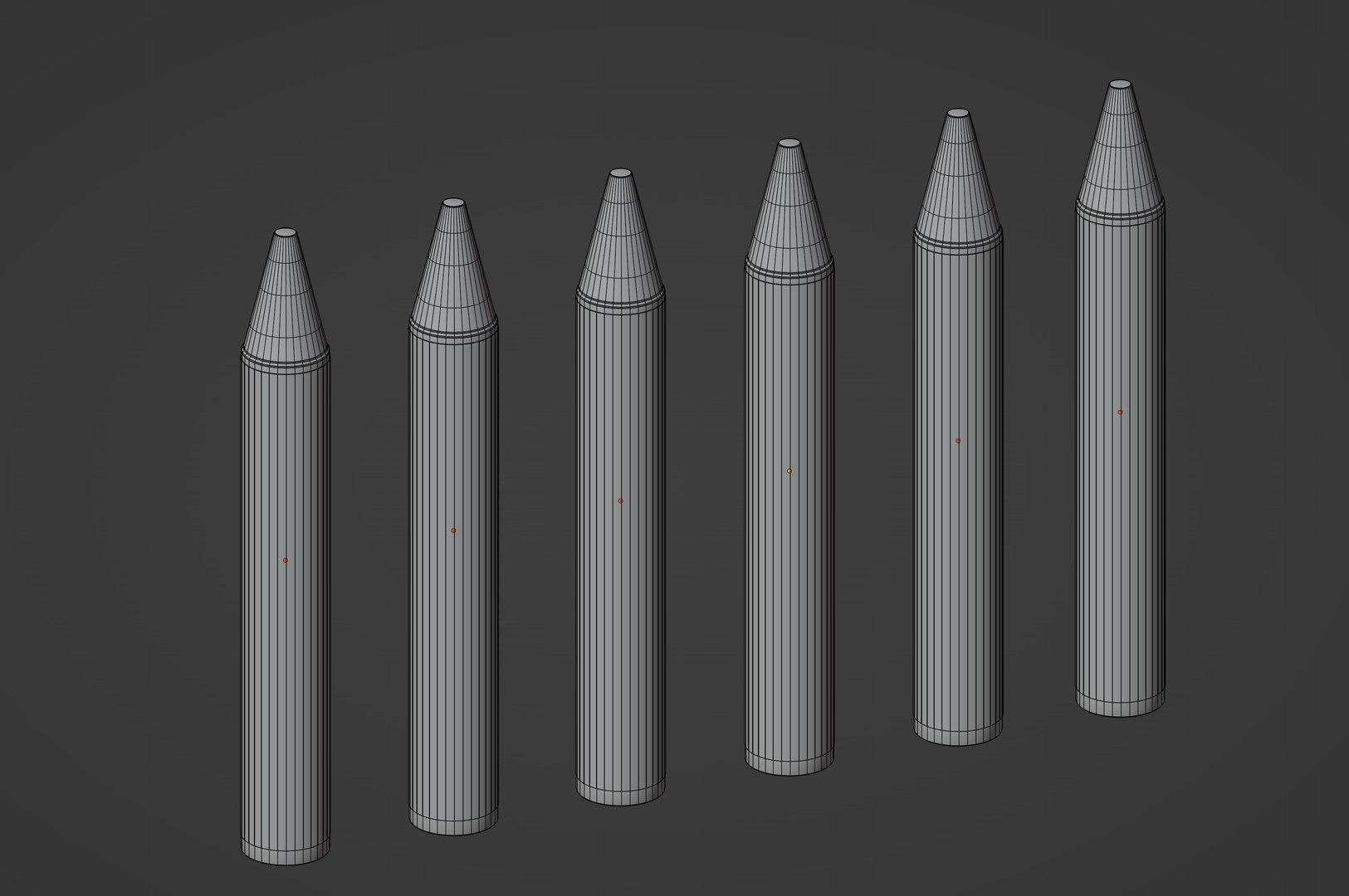 Crayons 3D Model - TurboSquid 1868129