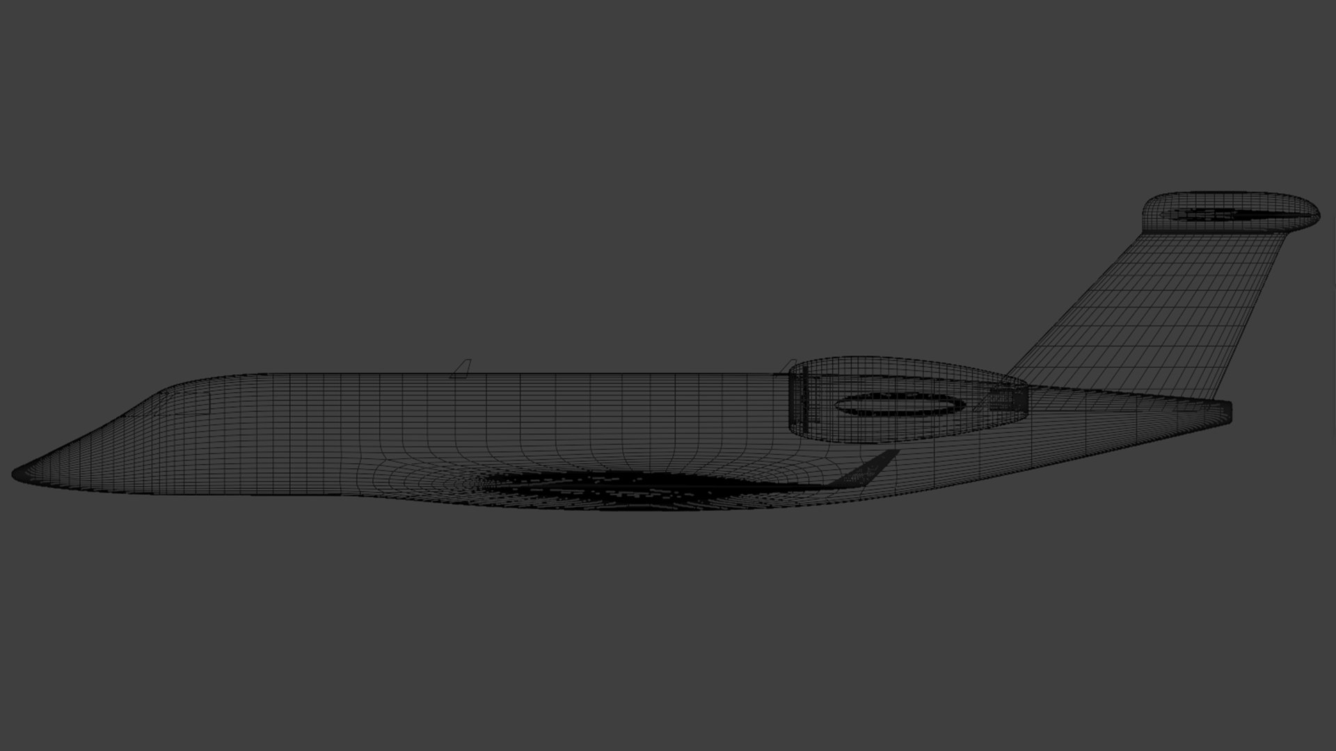 Modern Luxury Business Jet - Generic Private Airplane 3D Model ...