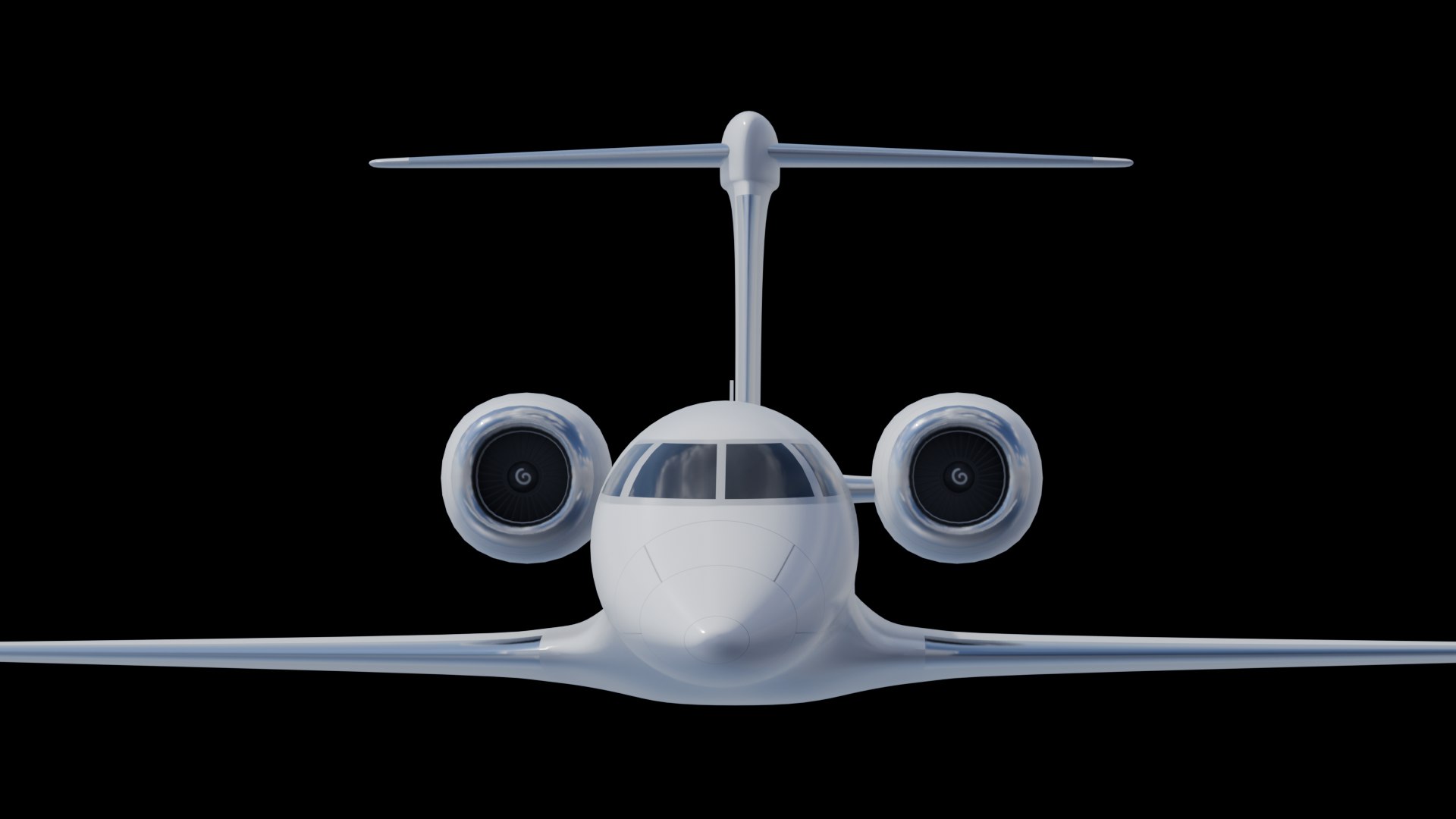 Modern Luxury Business Jet - Generic Private Airplane 3D Model ...