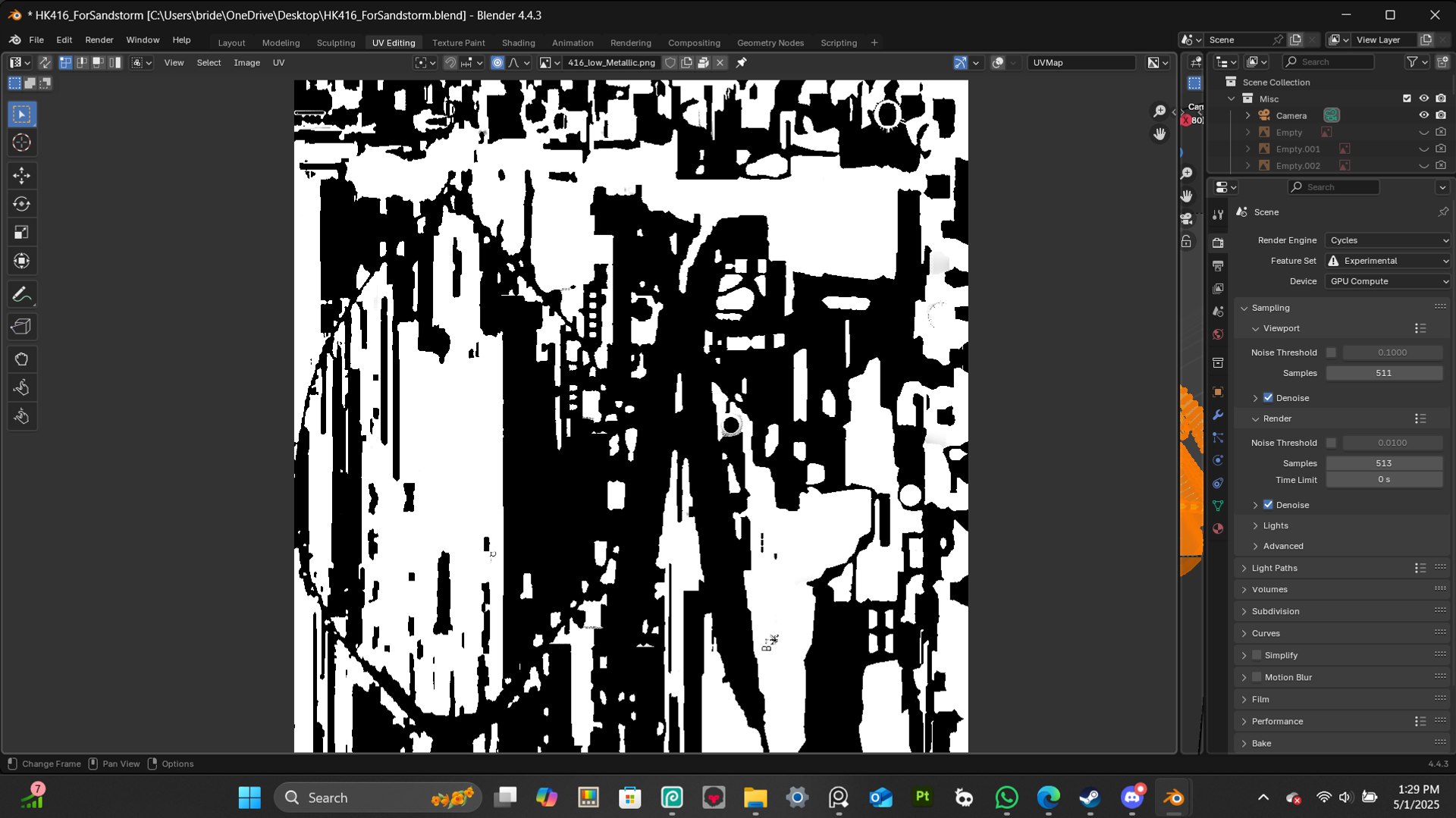 HK 416 Rifle Model - TurboSquid 2400915