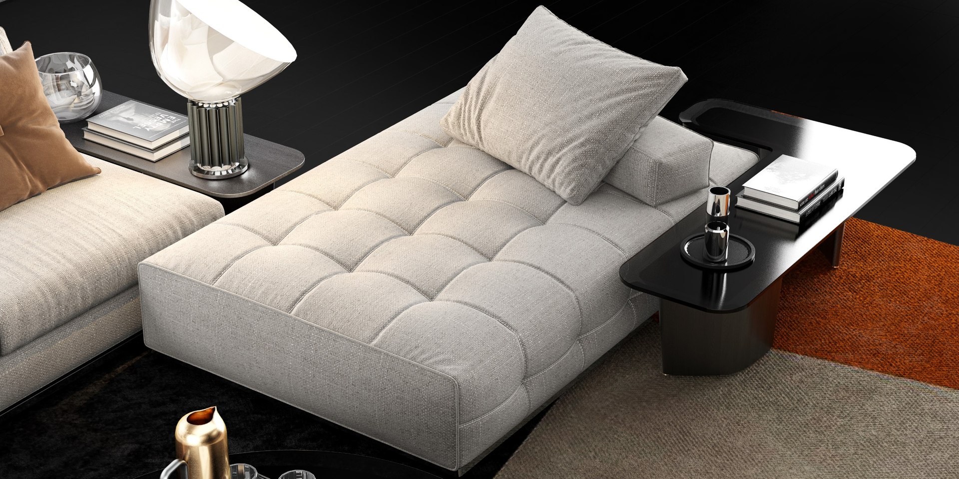 Minotti Lawrence Sofa Model - TurboSquid 1595040