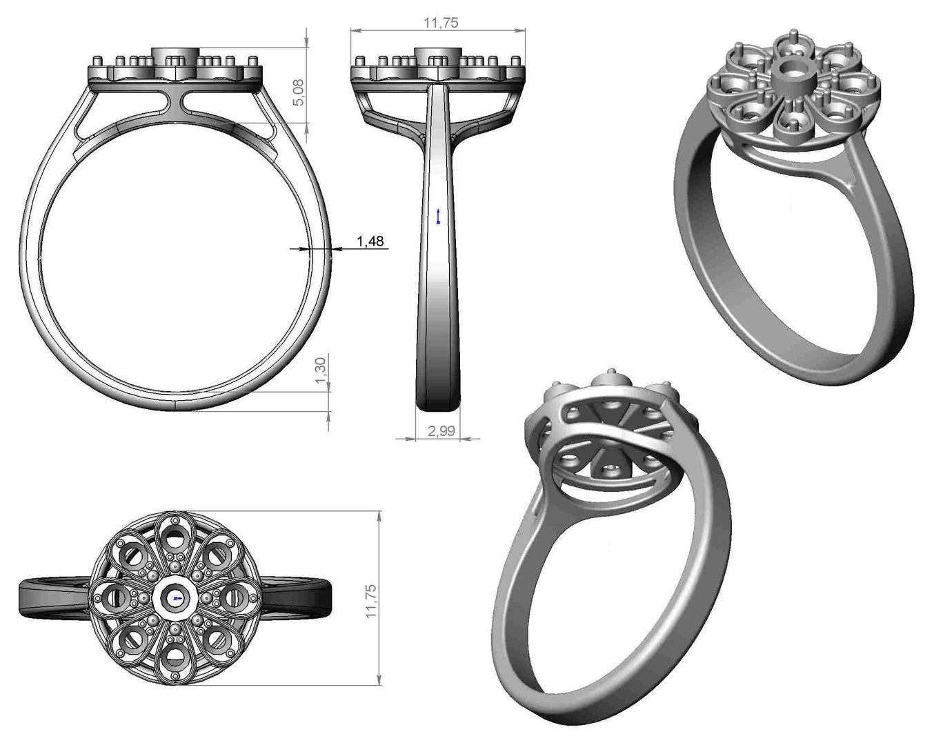 ring 3d model
