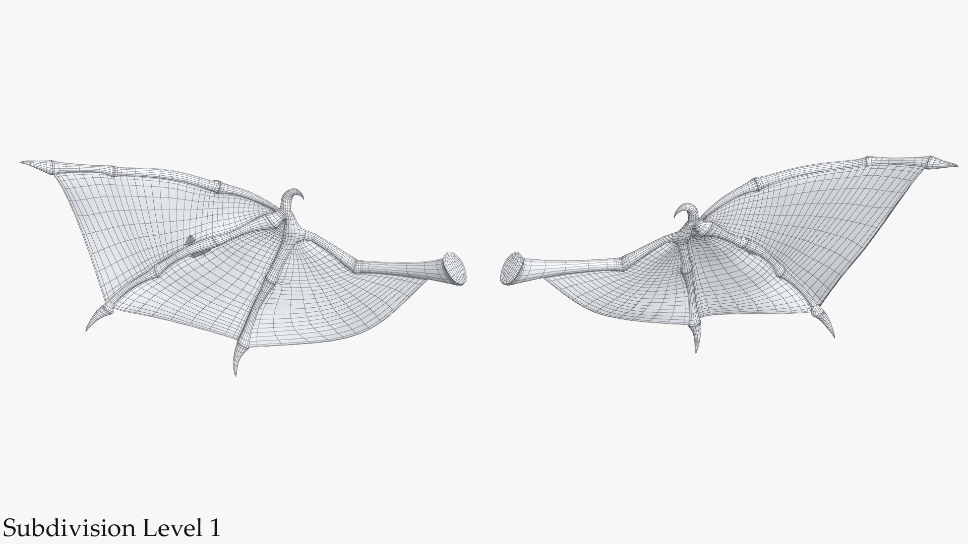 Demon Wings 3 Pose 3D Model - TurboSquid 1427765