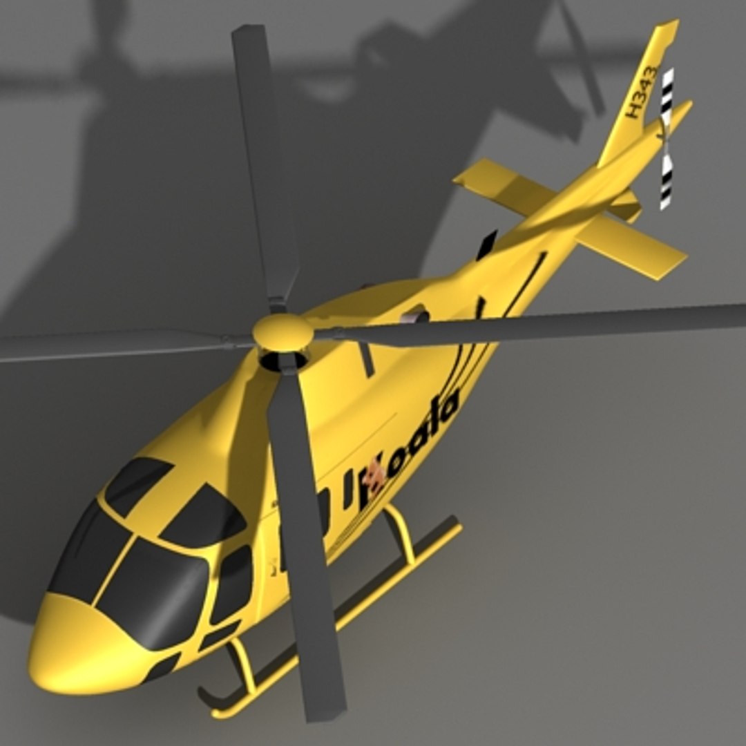 3d Agusta 119 Helicopter