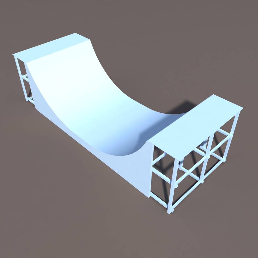 3d skate pipe