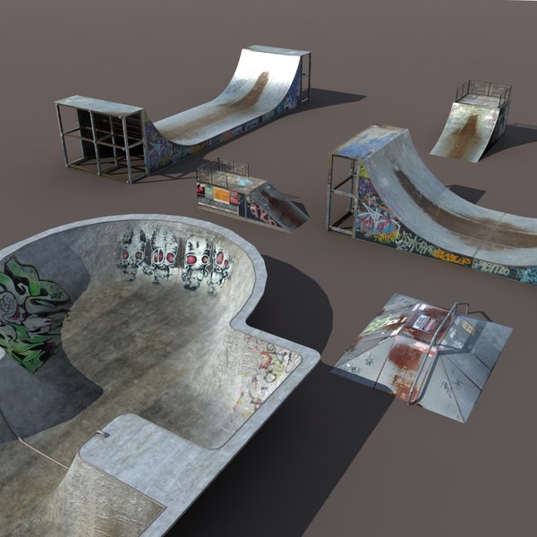 Skate Park Blender Models for Download | TurboSquid