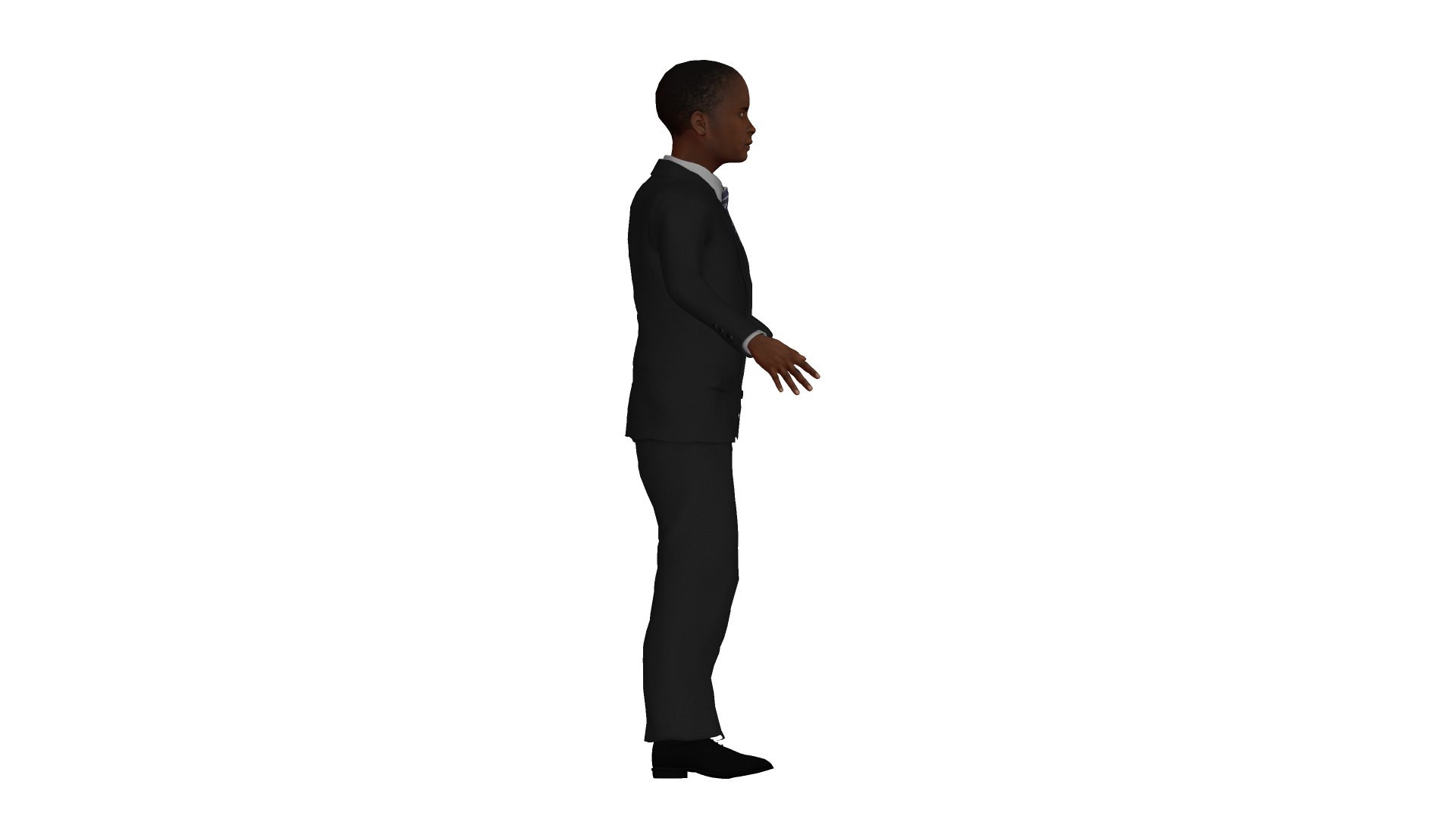 Male Teenager In Suit 3D Model - TurboSquid 1867904