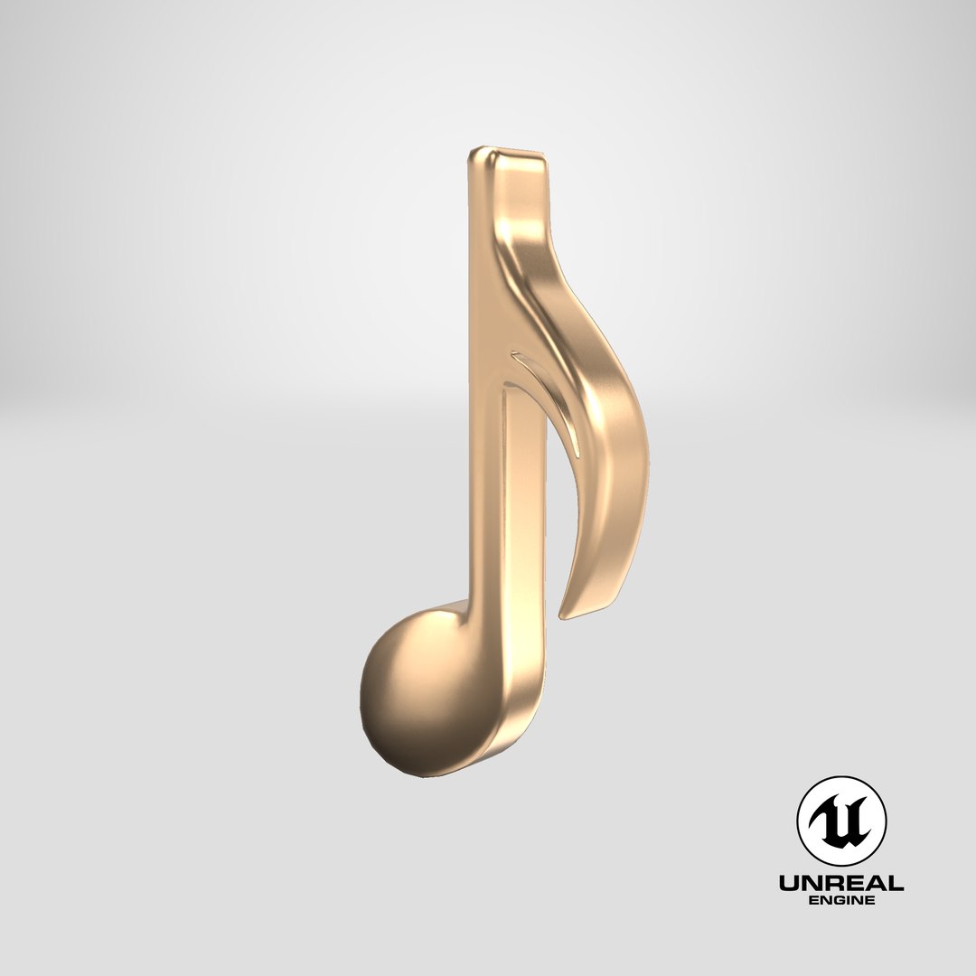 Semiquaver 16th Note model - TurboSquid 2019589