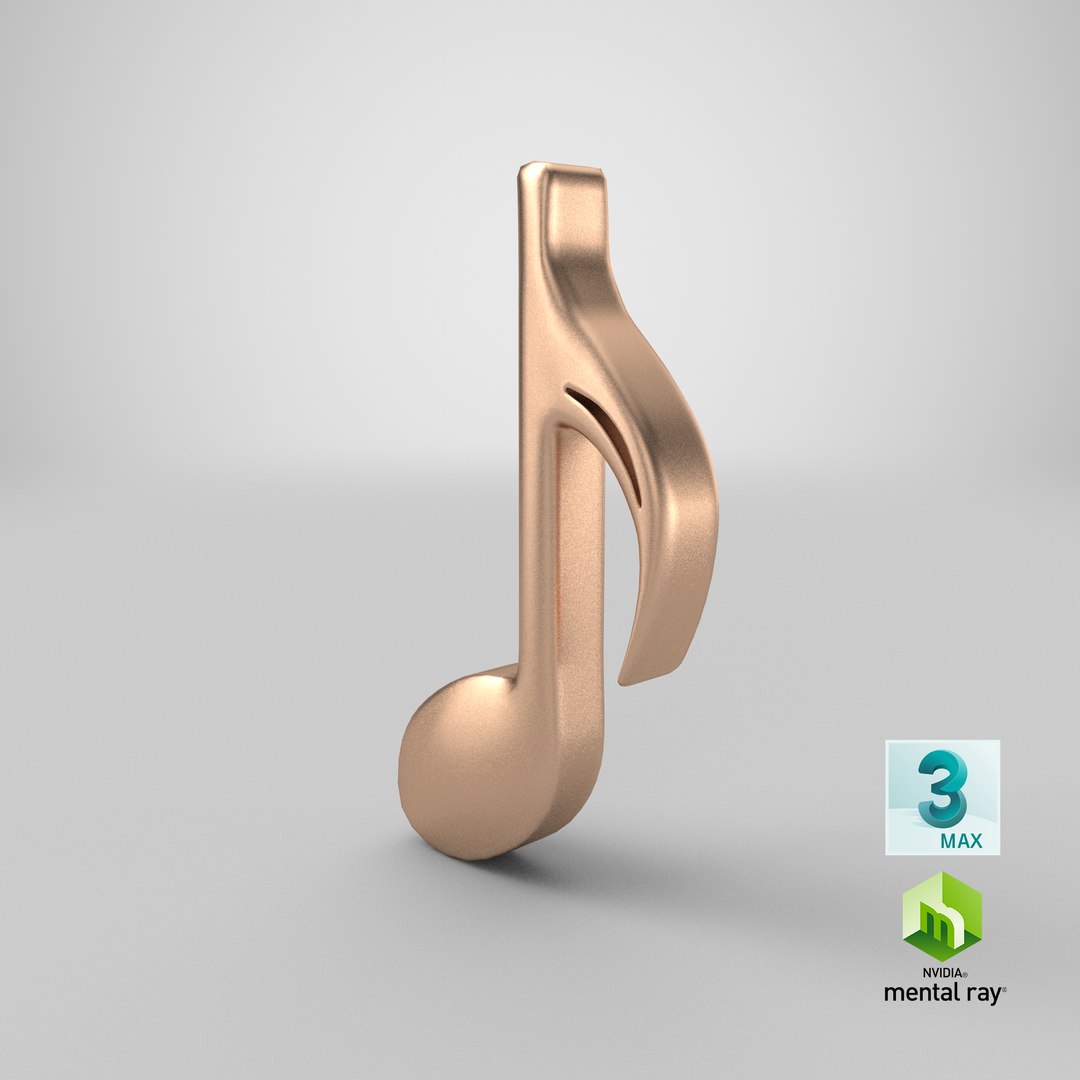 Semiquaver 16th Note model - TurboSquid 2019589