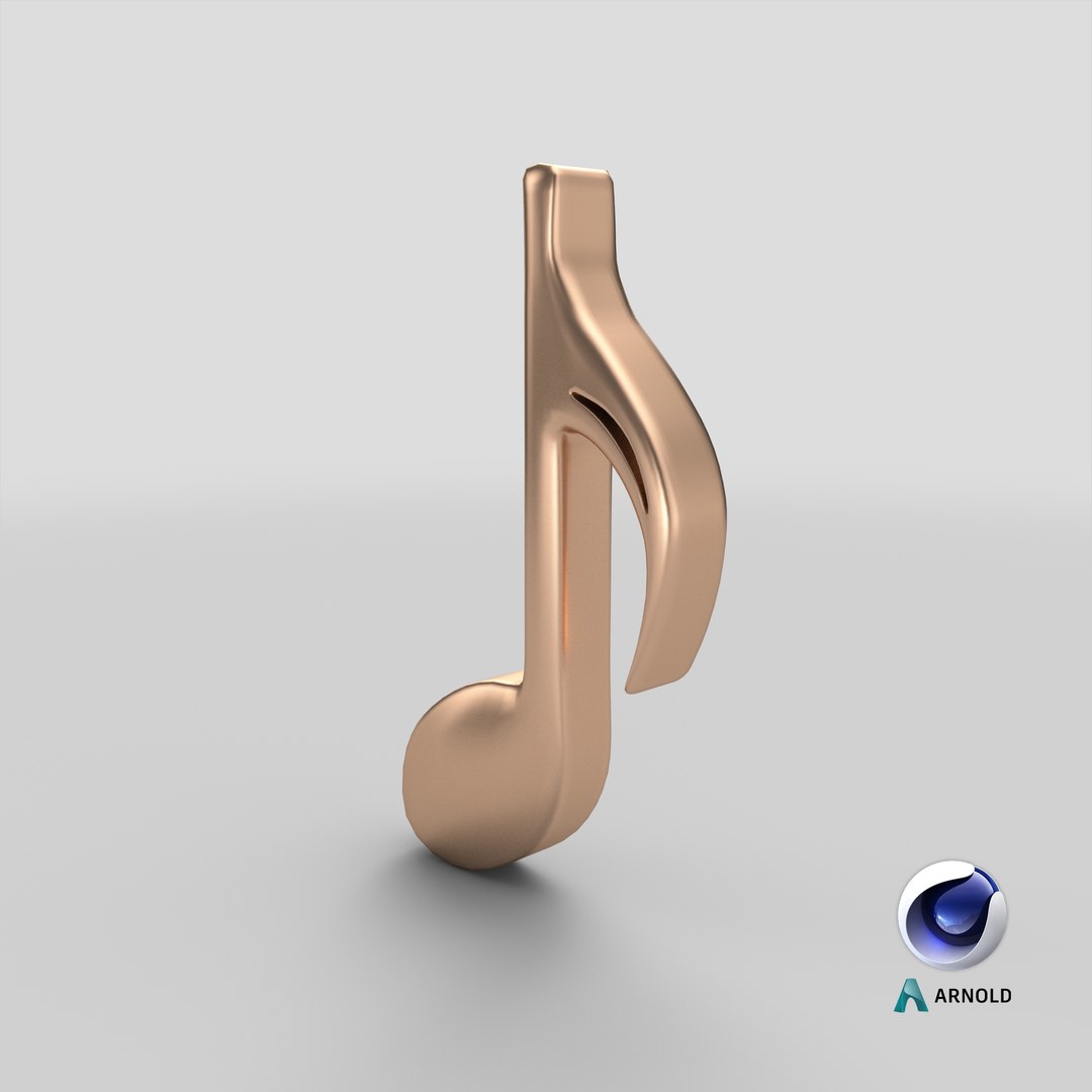 Semiquaver 16th Note model - TurboSquid 2019589