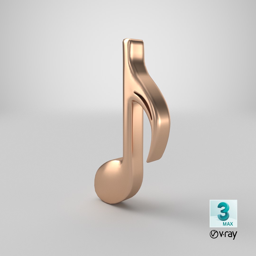 Semiquaver 16th Note model - TurboSquid 2019589