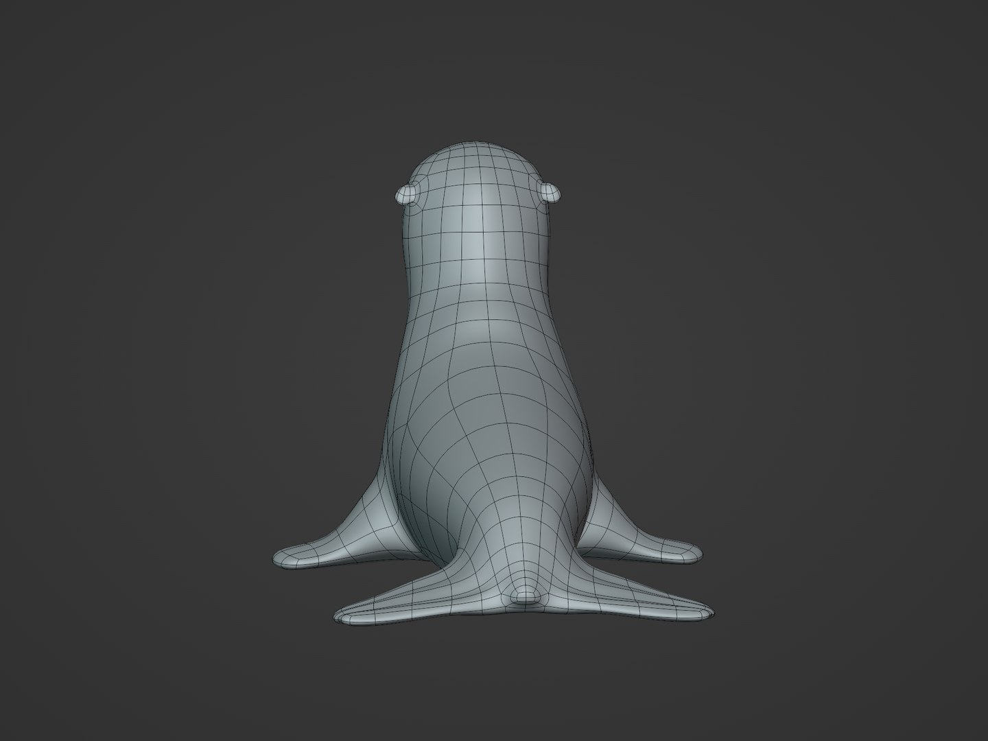 3D cartoon seal model - TurboSquid 1353014