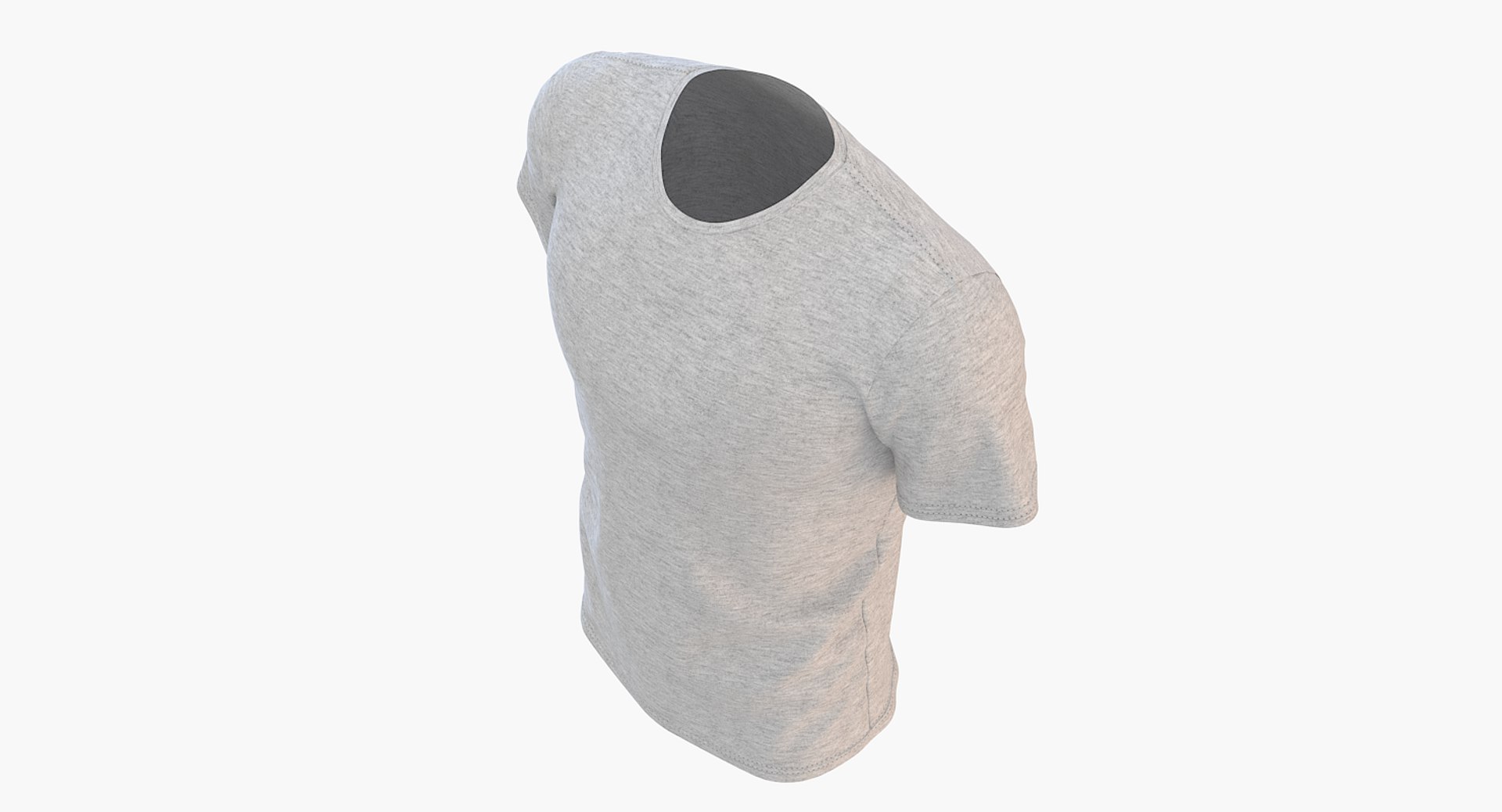 Mens Neck T-shirt 3D Model - TurboSquid 1154559