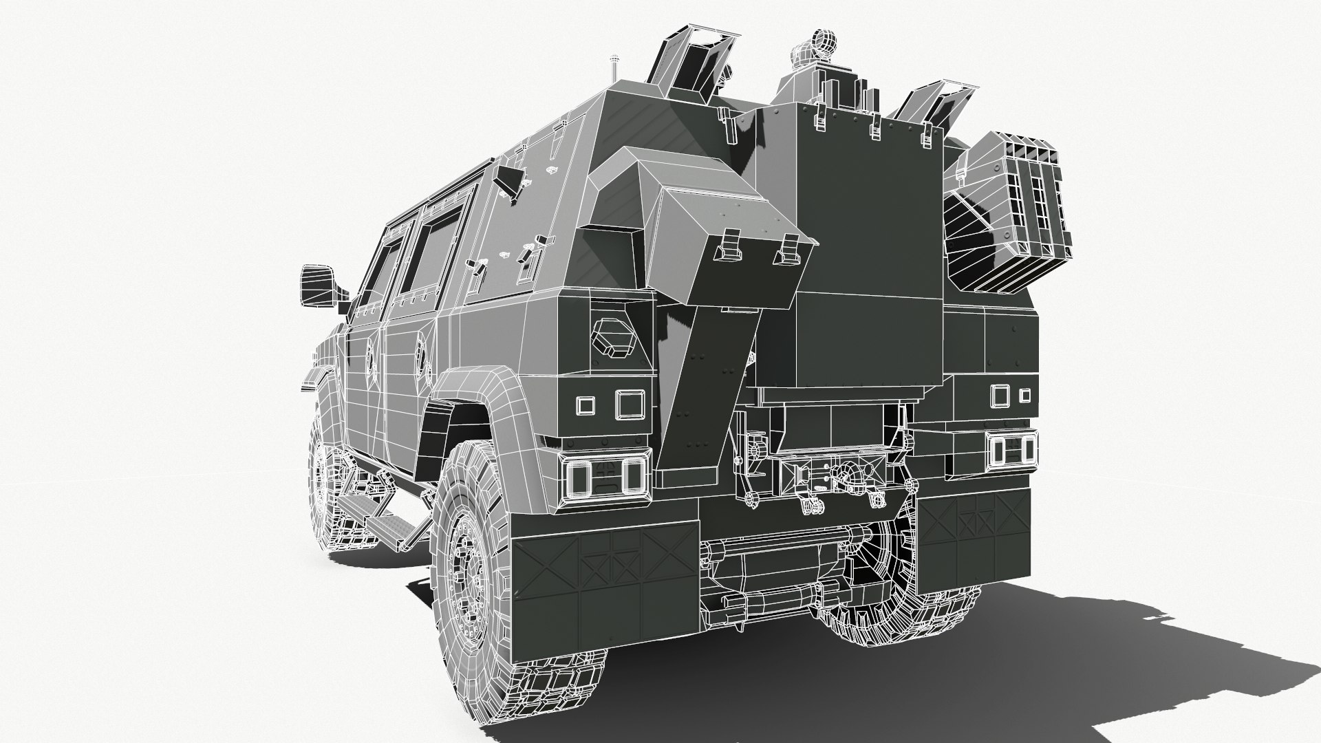 CRISTANINI 4x4 LMV 3D Model - TurboSquid 1842066