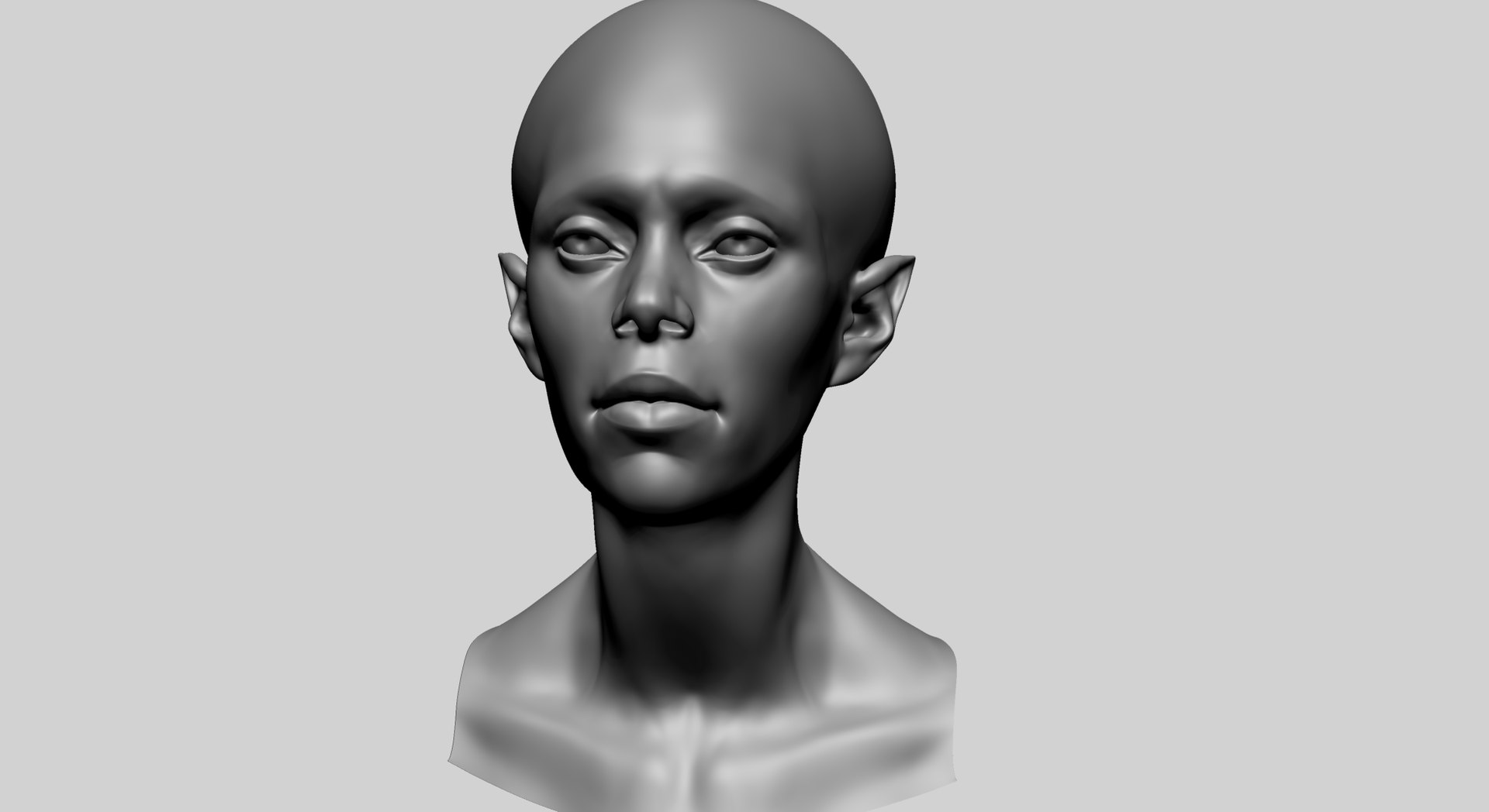 Female Head F 3D Model - TurboSquid 2207662