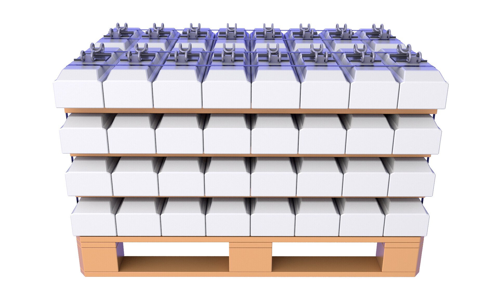 3D Pallet With Railway Sleeper 22 - TurboSquid 2096407