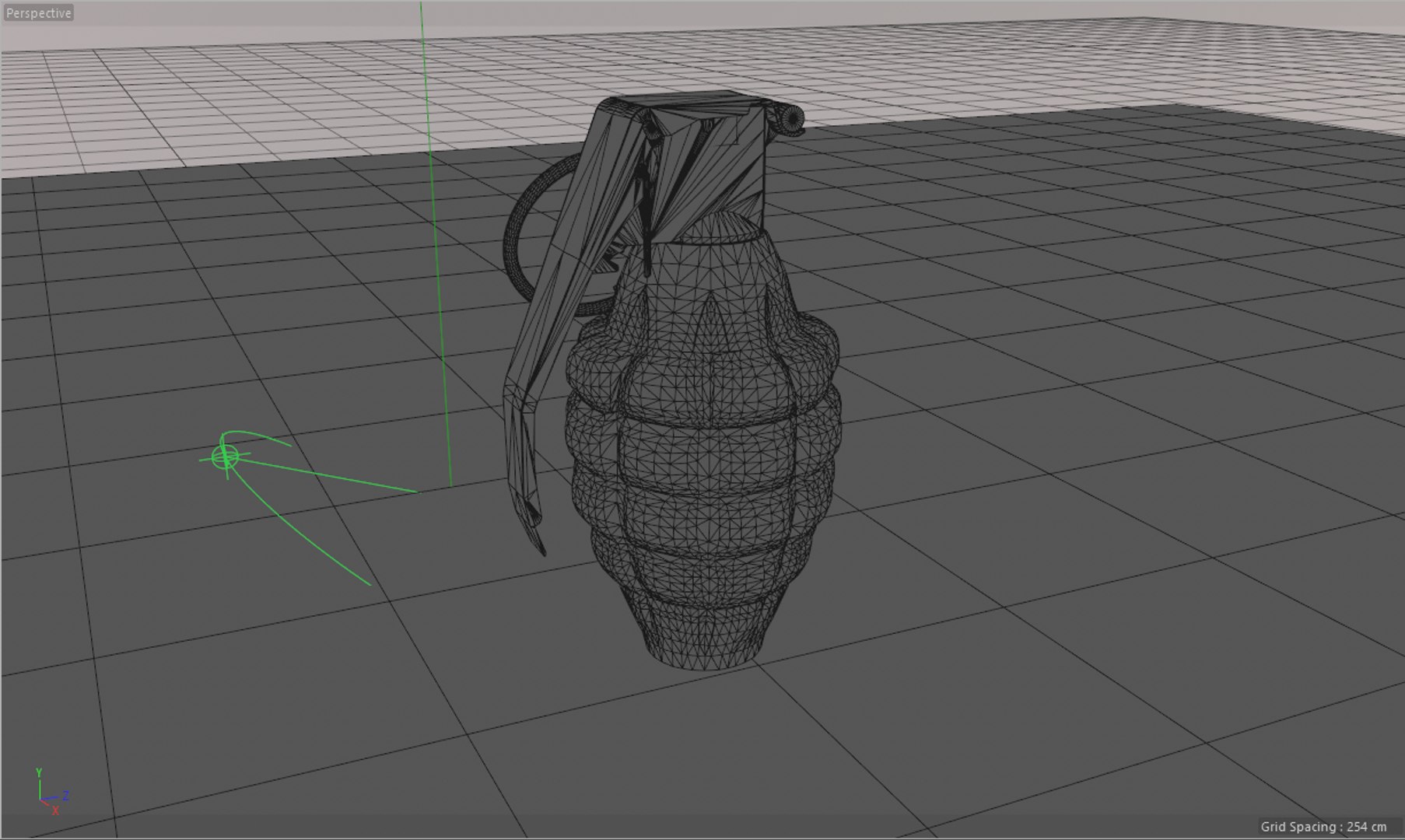 3D Grenade Explosive Bomb Weapon Model - TurboSquid 1373126