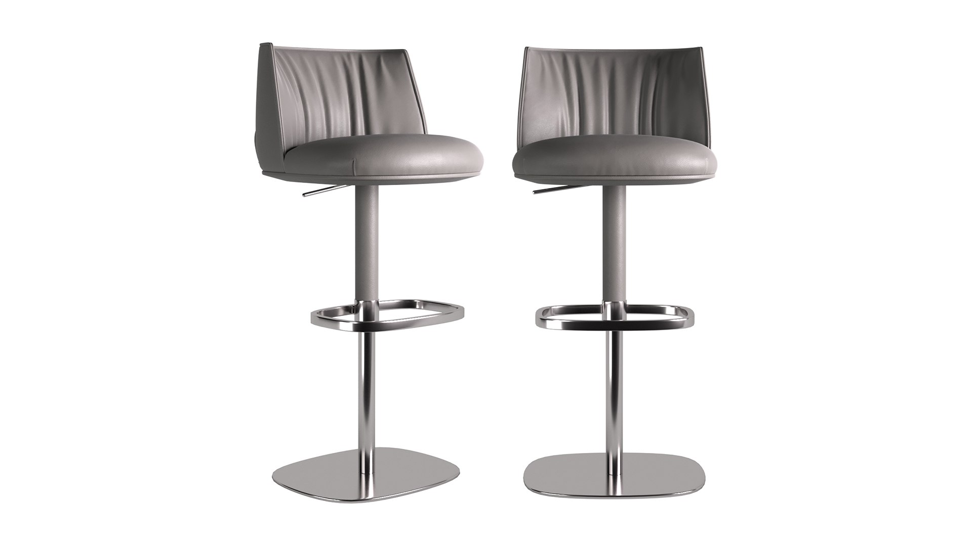 Archibald Stool With Steel Base 3D - TurboSquid 2140285