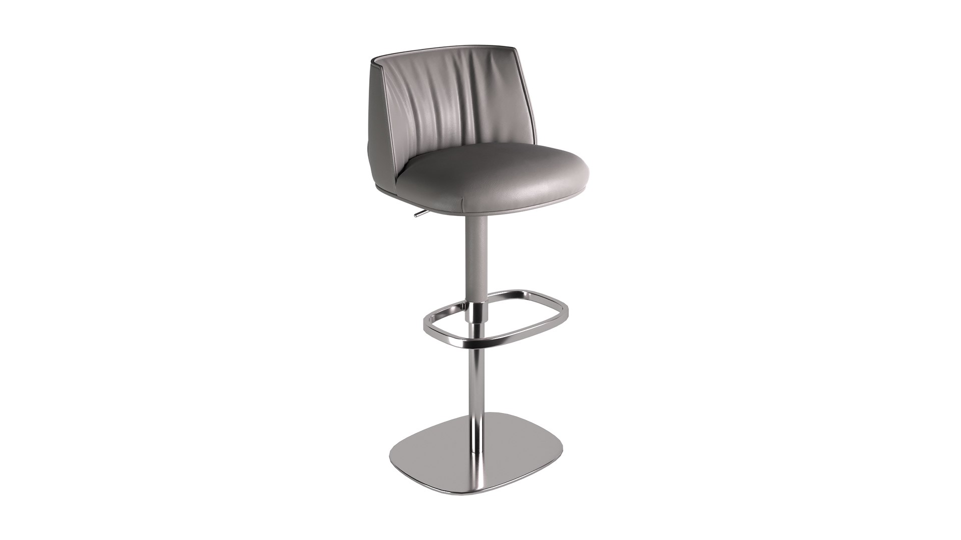 Archibald Stool With Steel Base 3D - TurboSquid 2140285