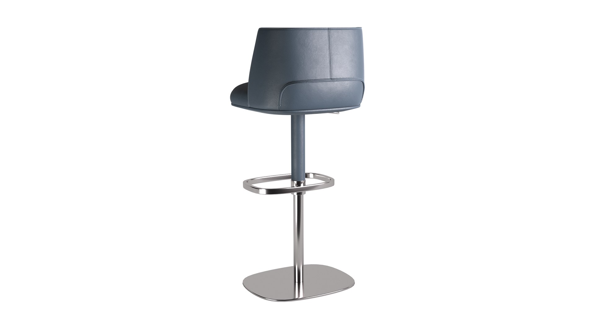 Archibald Stool With Steel Base 3D - TurboSquid 2140285