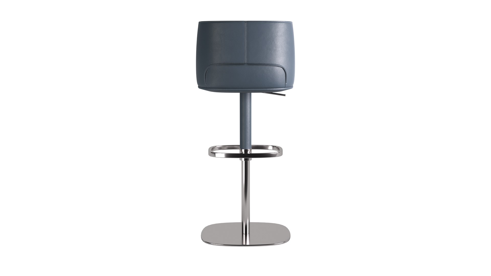 Archibald Stool With Steel Base 3D - TurboSquid 2140285