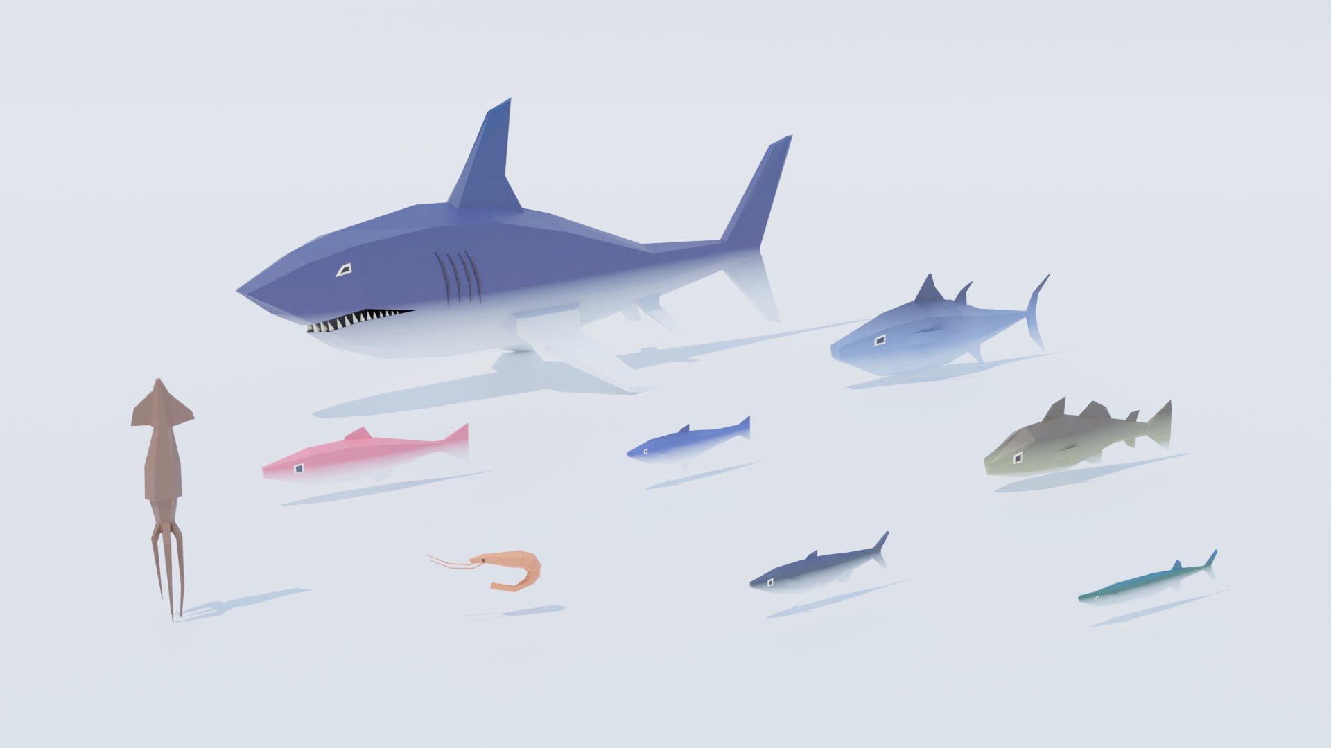 3D Pack 29 Sea Low-Poly 3D Models - TurboSquid 2083208