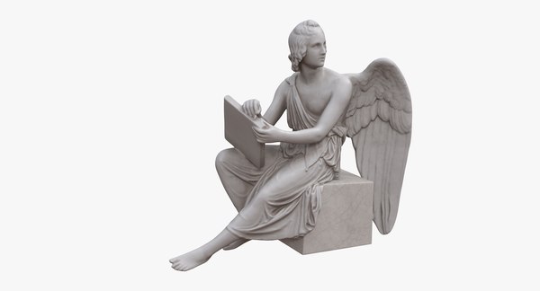 3D sitting angel statue - TurboSquid 1685471
