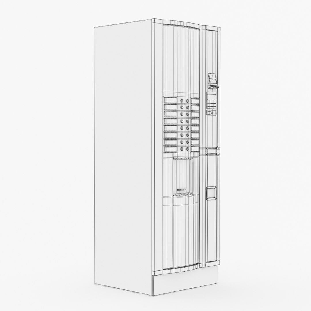 Realistic Coffee Vending Machine 3D Model - TurboSquid 1205769
