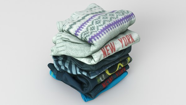 Clothes Collection 57 3D model - TurboSquid 1784894