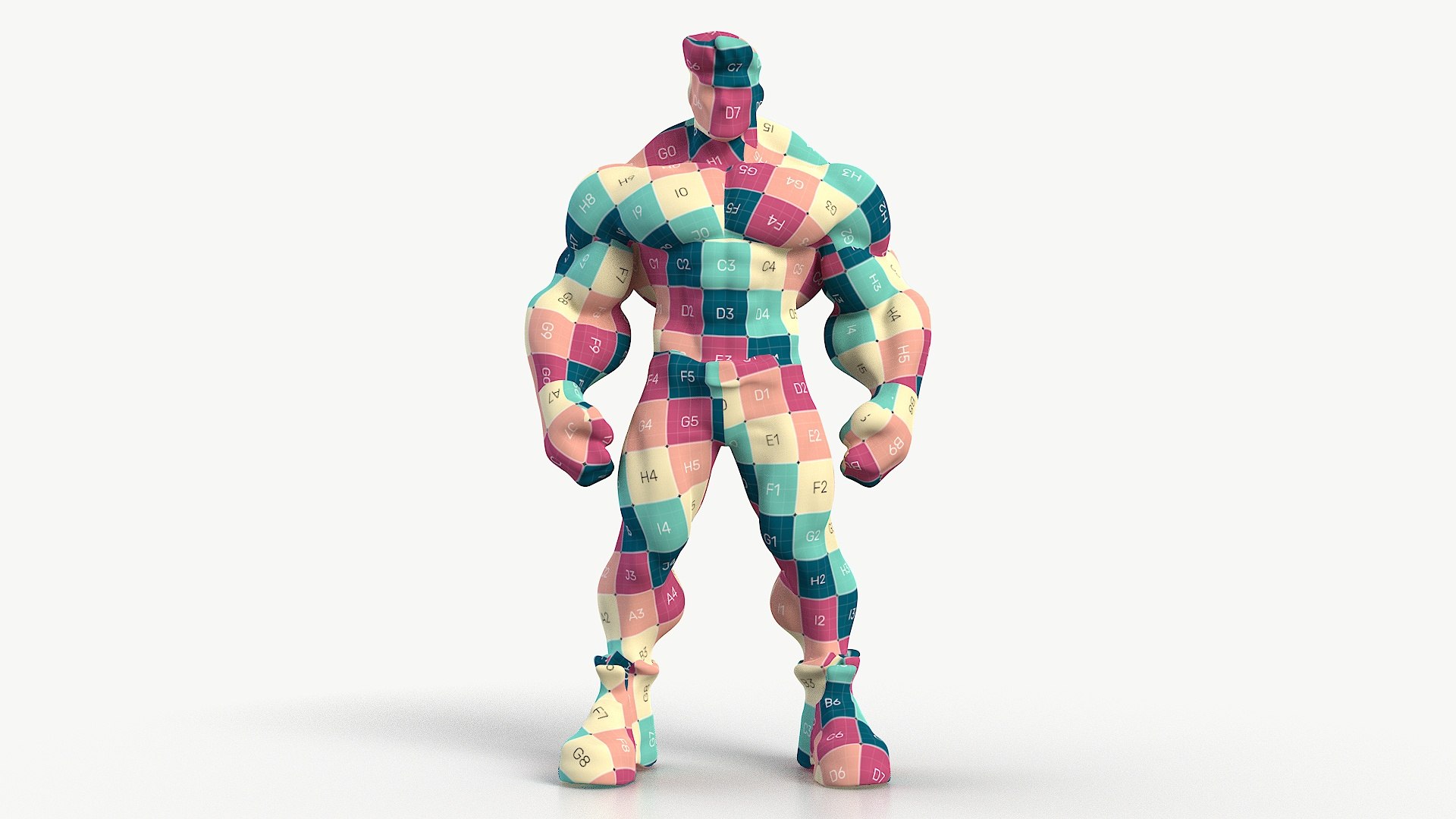 3D Muscular Man Trophy 1 Model - TurboSquid 2320894
